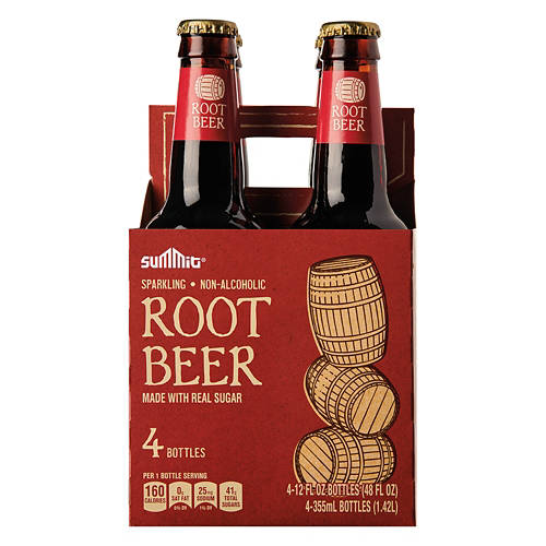 Summit Root Beer - 4 pack, 12 fl oz